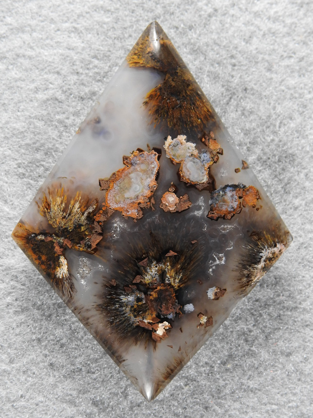 Calico Sagenite Agate